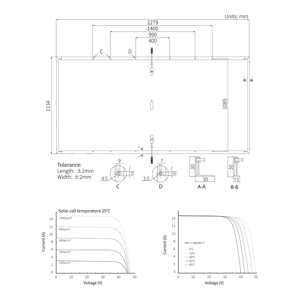 Topcon N-Type High Efficiency PV Module 600W 610W 620W Bifacial Solar ...
