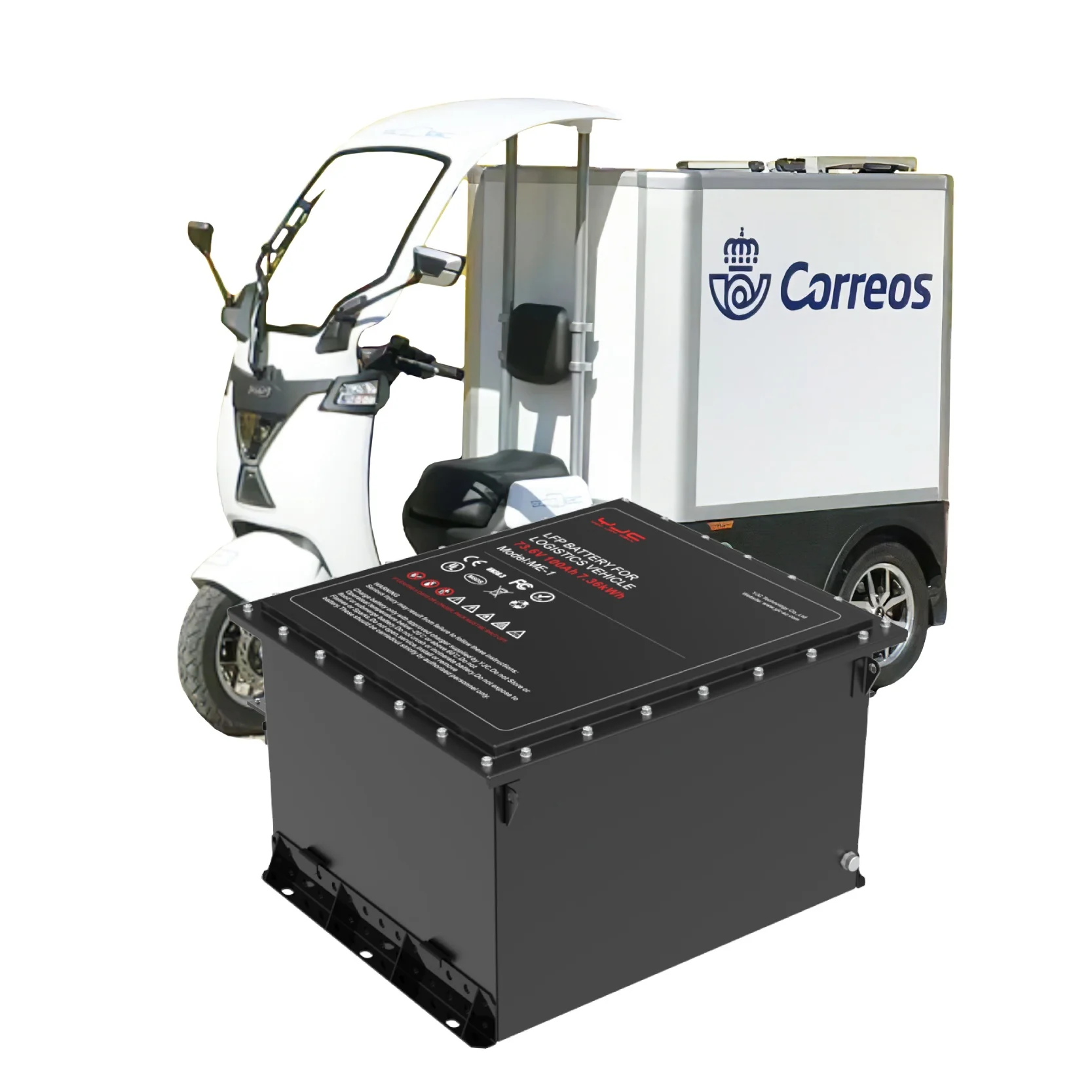 YJC 73.6v 100ah tricycle battery tricycle electric bike 3 wheel battery ...