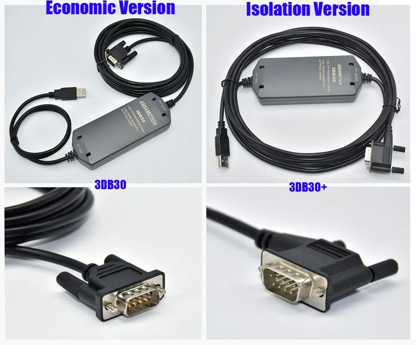 Amsamotion S7-200 Plc Programming Cable Industry Grade Isolation 3db30 ...
