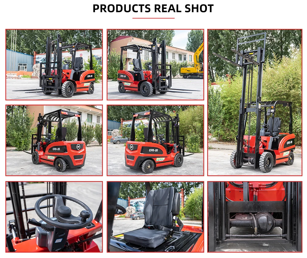 Portable 48v Electric Forklift Truck 3Ton Self-Loading with 1.5 & 2 Ton ...