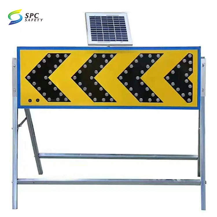Aluminum Road Construction Traffic Guide Turn Direction Arrow Indicator ...
