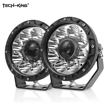 Tech-king 7-inch 12v24v Super Bright White Car Suv Atv Truck Boats ...