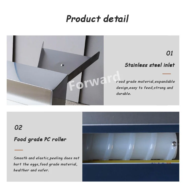 Automatic Quail Egg Peeler - Efficient & Durable Machine