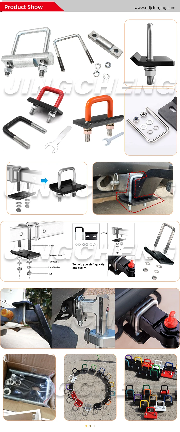 Fastener Center Screw And Fastener Fastener U-shaped Clip - Buy ...