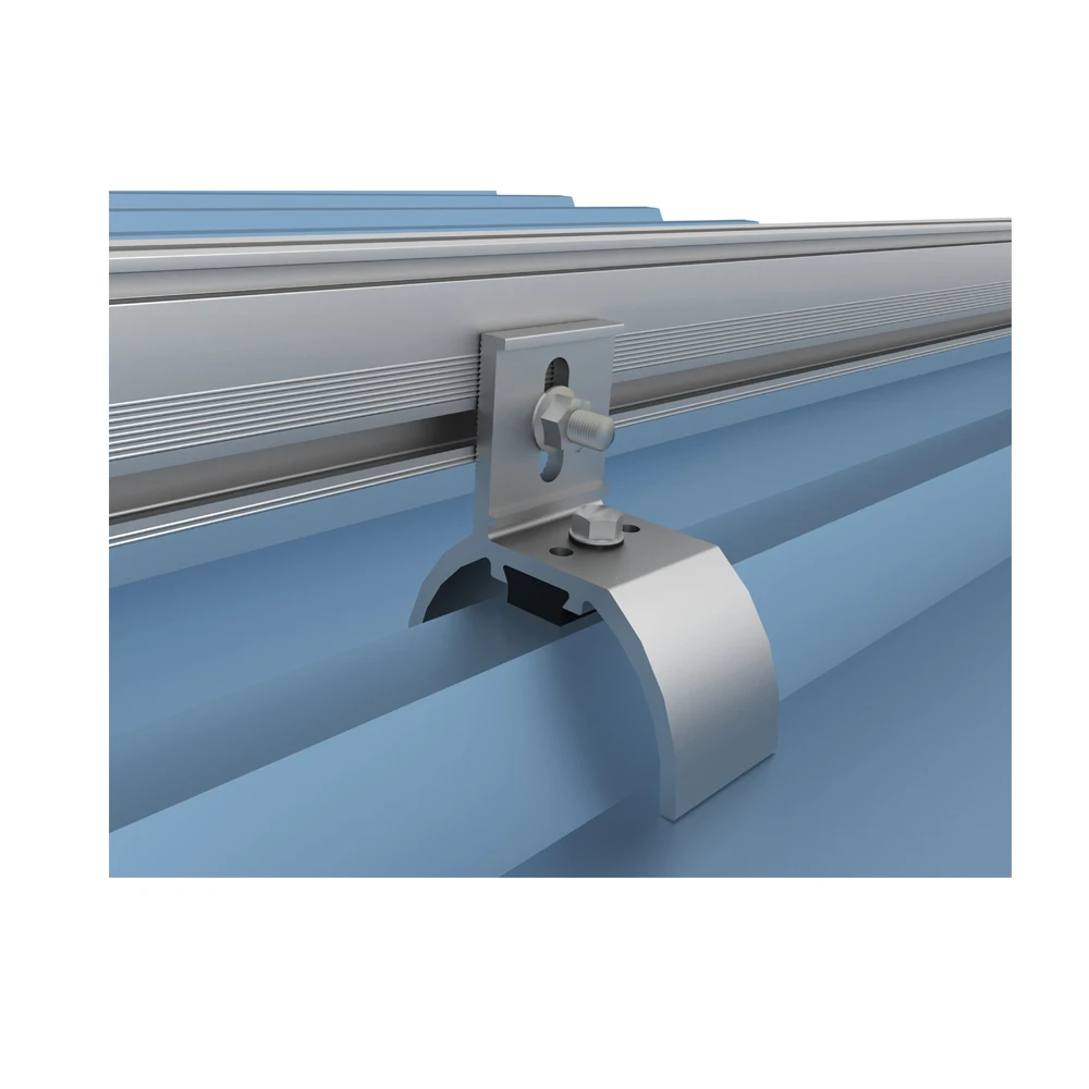 Trapezoidal Corrugated Metal Roof Clamp Mounting Brackets Solar Panel ...