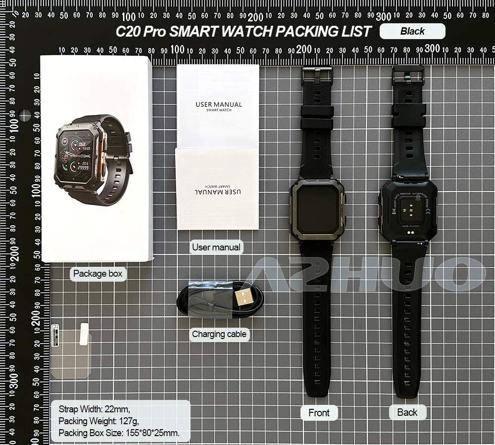 New Arrivals C20pro 1.83 Inch Bt Call Multi Sport Mode Large Battery ...