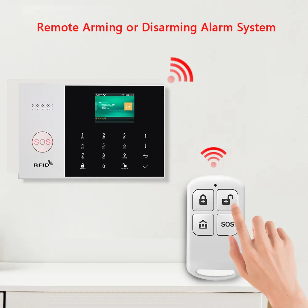 Mini Home Use Wireless Remote Control For Home Security Kits Use ...