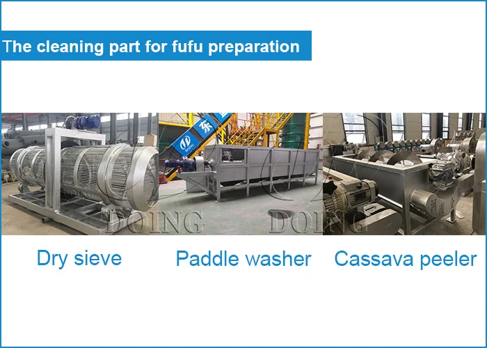 Cassava Pupuru Powder Processing Machine Fermentation Cassava Flour ...
