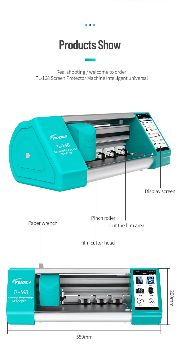 TuoLi Unlimited Mobile Phone Screen Protector Cutting Machine TPU ...