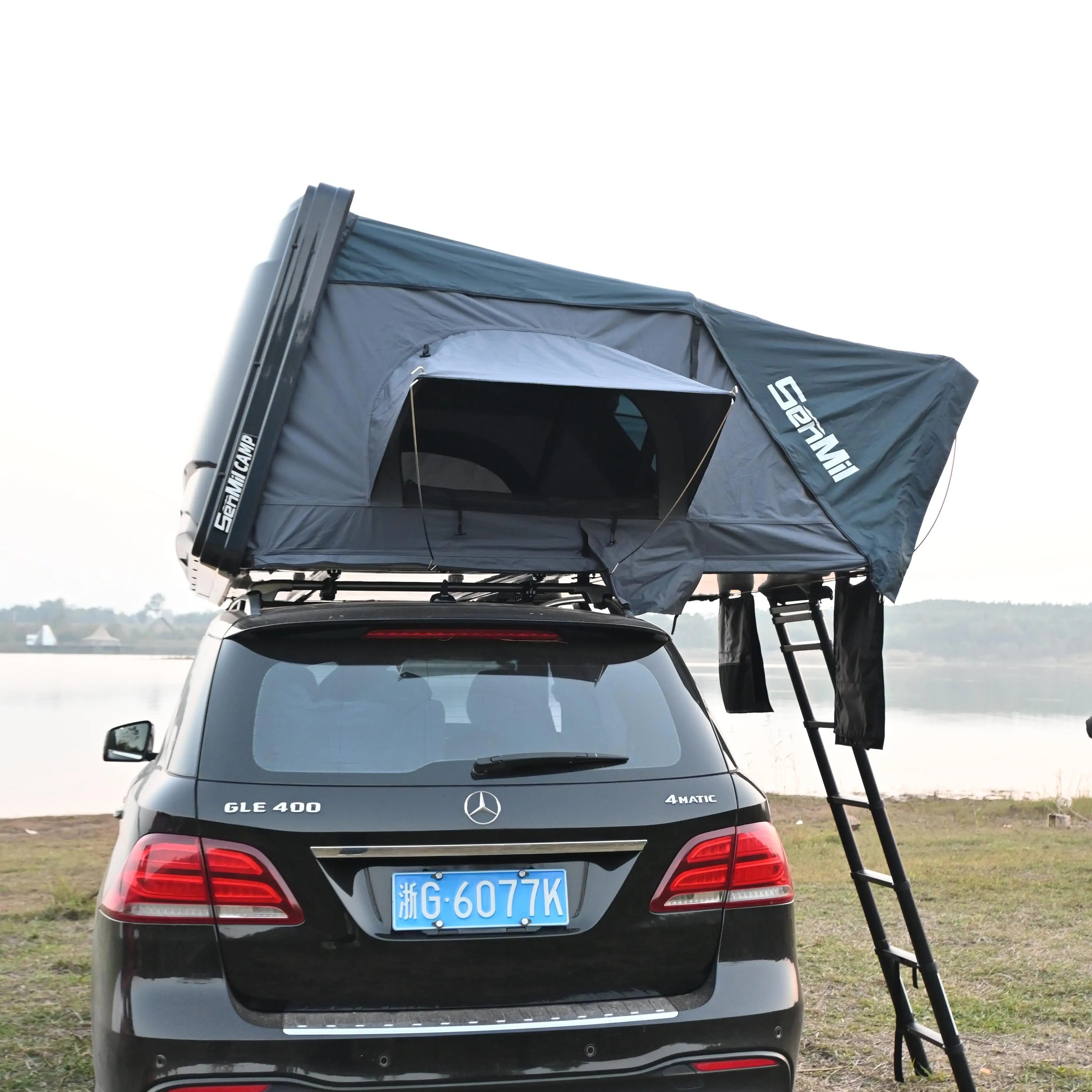 Glamping Roof Top Awning Tent Offroad Car Roof Tent 3-4 Person Abs Hard ...