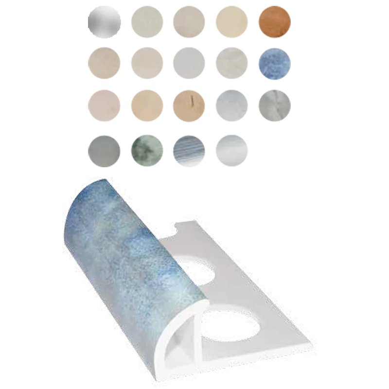 JOLLY PROFILE FOR MARBLED CLADDINGS H. 10 mm - Hazelnut Travertine - 2. ...