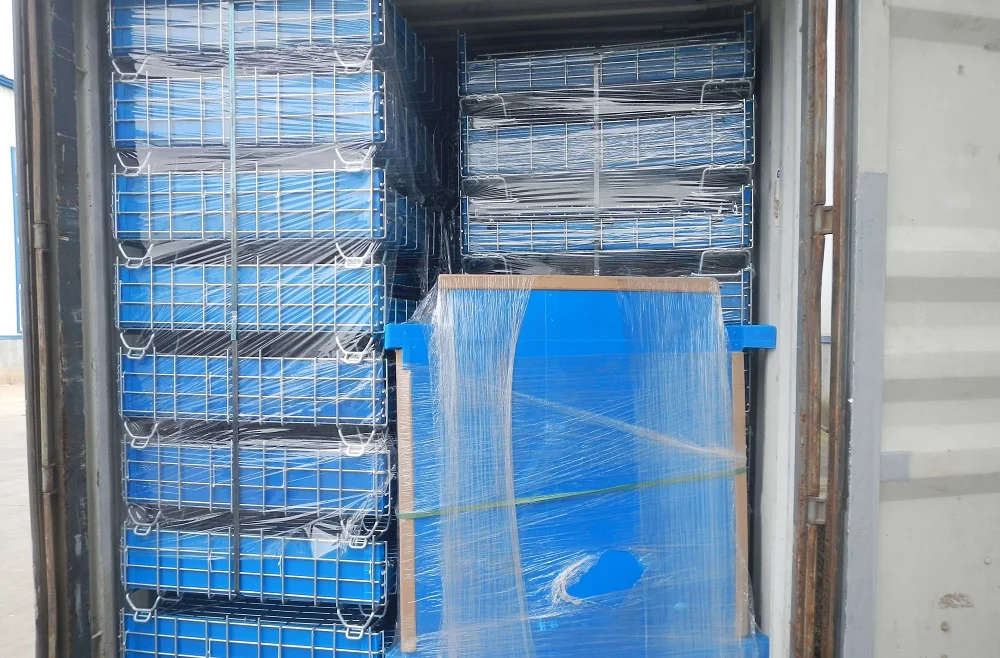 Wire Mesh Crates Stacking Bins Welding Wire Collapsible Container ...