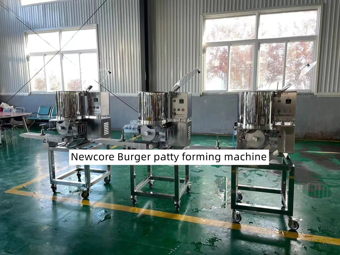 Beef Pork Chicken Meat Pie Making Machine Small Capacity Burger ...