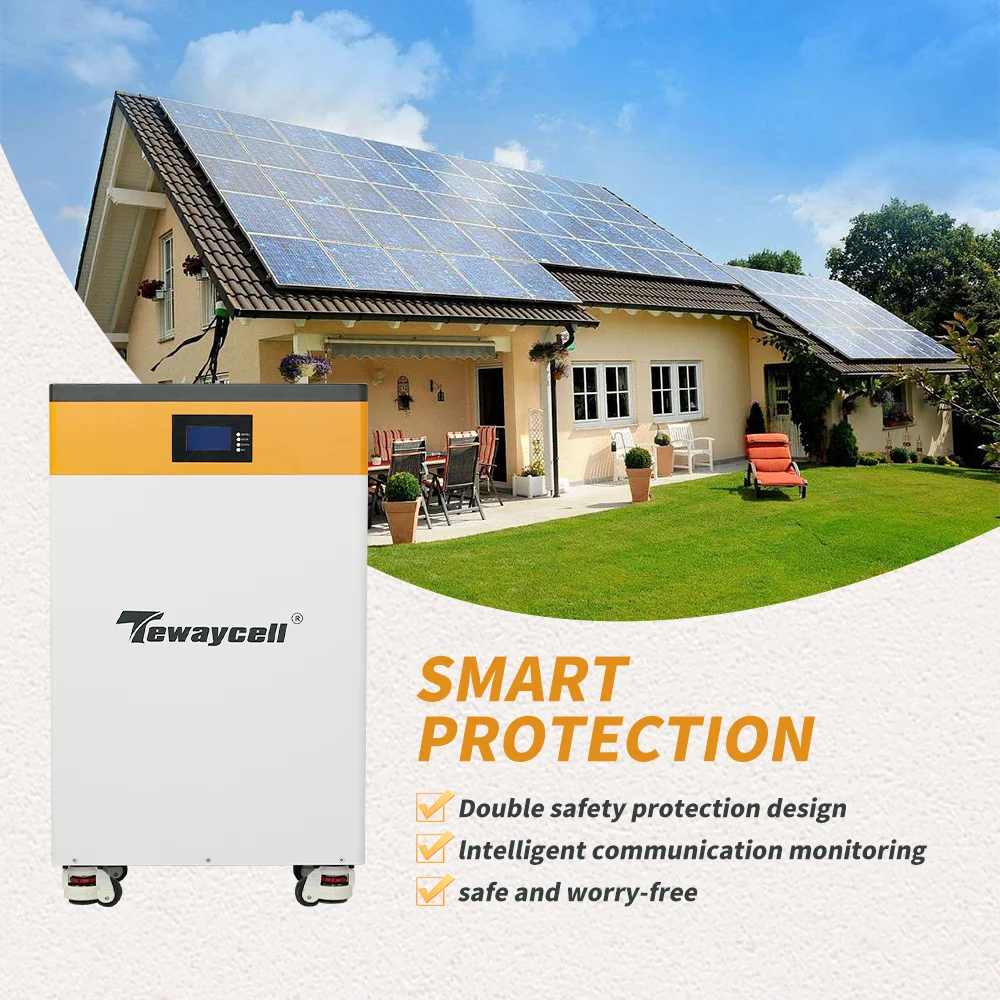 Tewaycell Power Wall Lifepo4 Batteries for Home Energy Storage