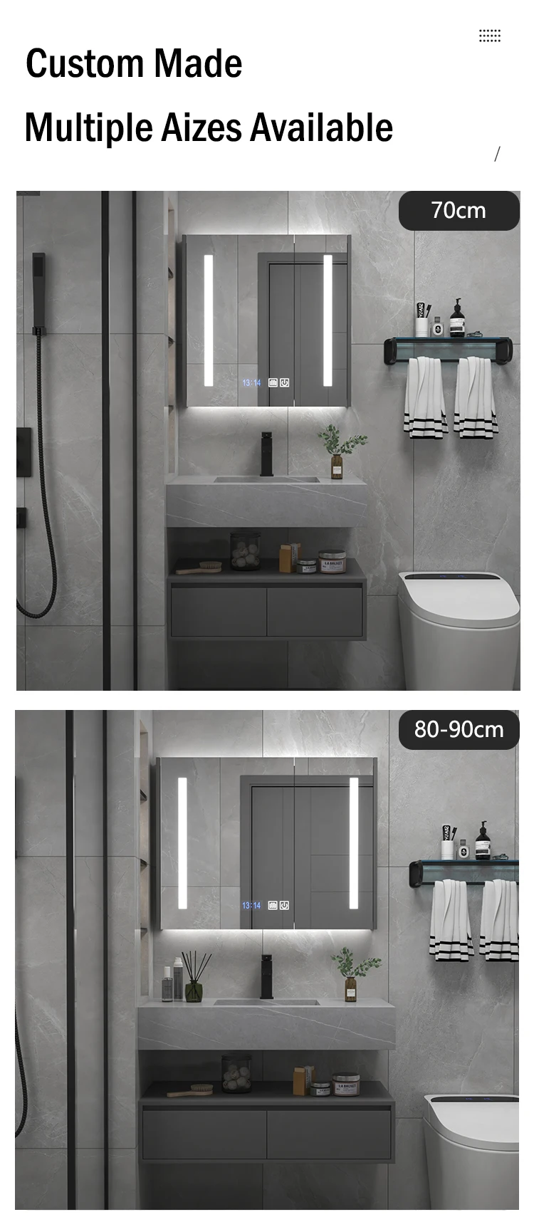 Euro Style Bathroom Floating Vanities Supplier Hotel 150cm Double ...