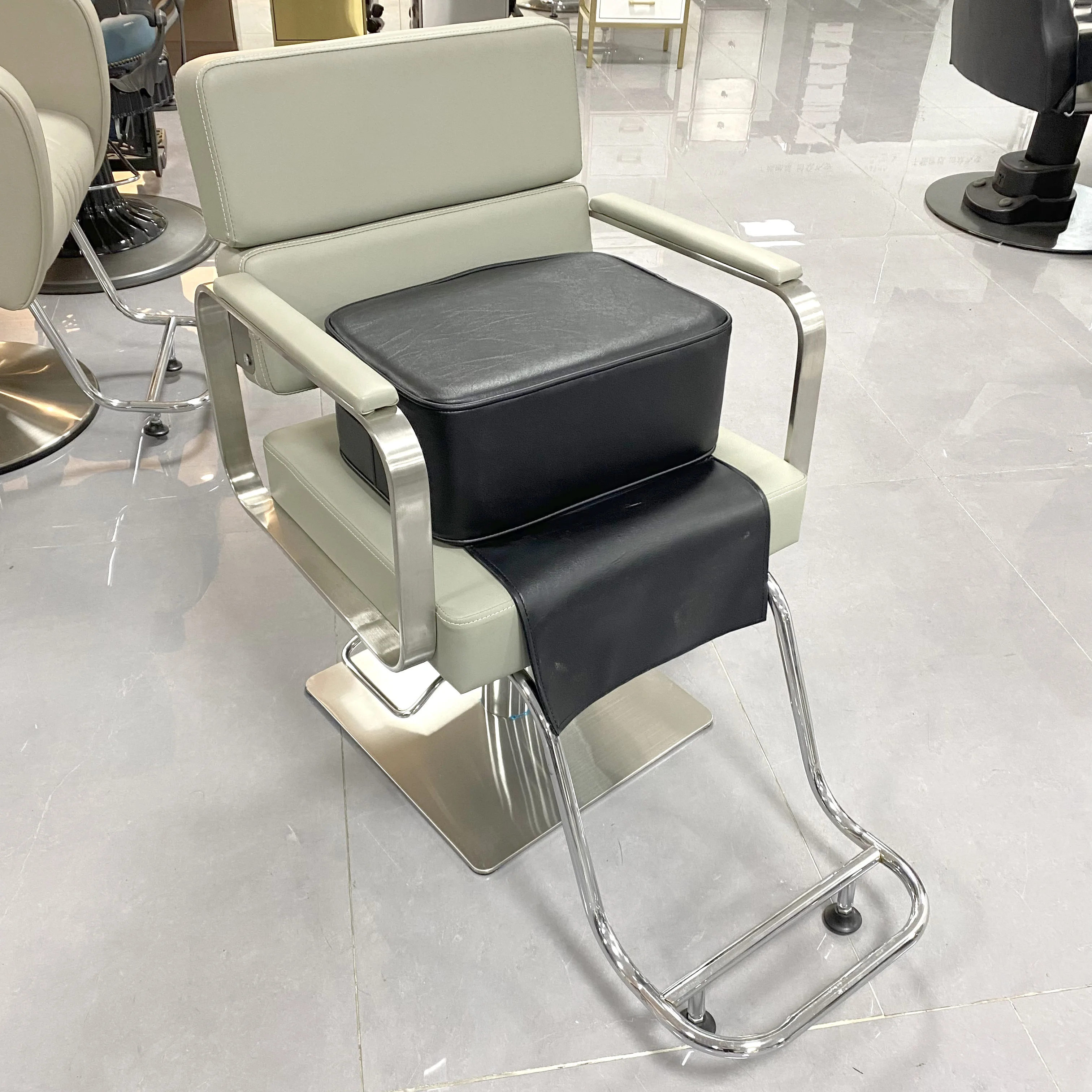 Wholesale Children Genuine Leather Salon Booster Seat - Modern Design ...