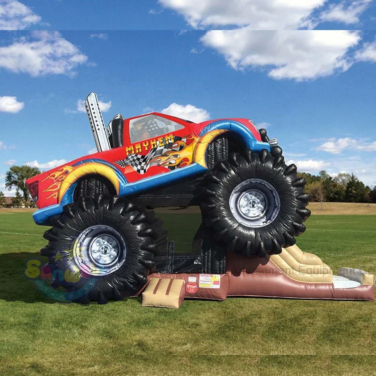 Customized Design Inflatable Monster Truck Bounce House