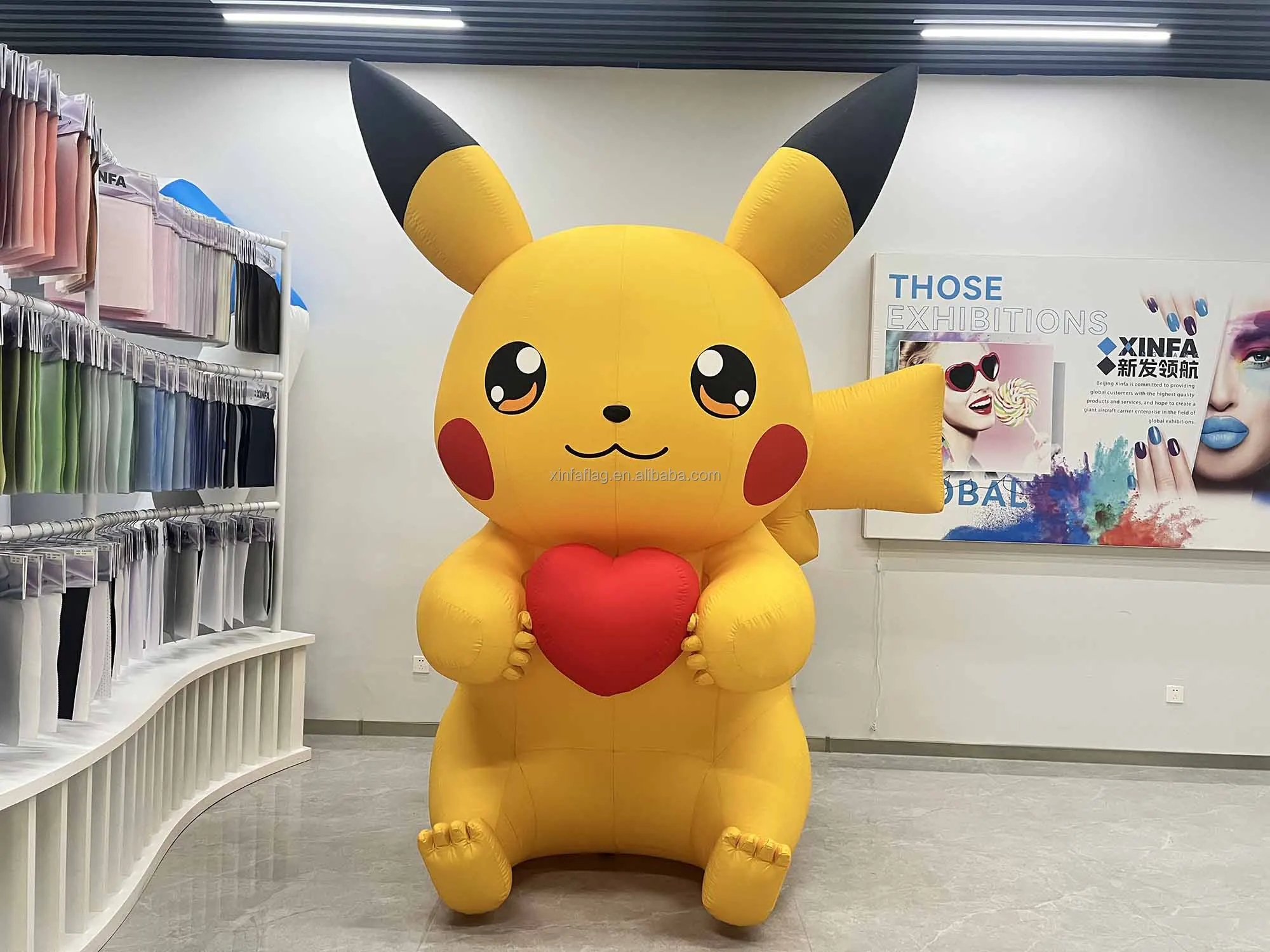 Lovely Inflatable Pikachu Advertising PVC Giant Character Cute Cartoon ...