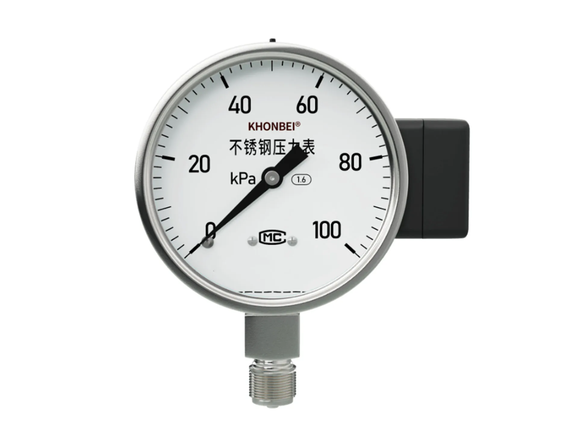 Remote Pressure Gauge 0-2.5MPa with 0-10V Output for Hydraulic ...