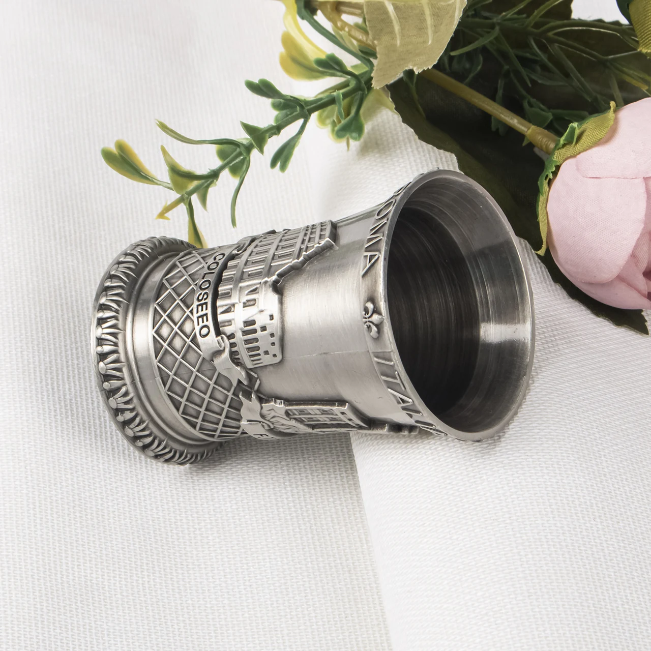 New Design Embossed Rome Antique Metal Cups Tourist Souvenir Custom ...