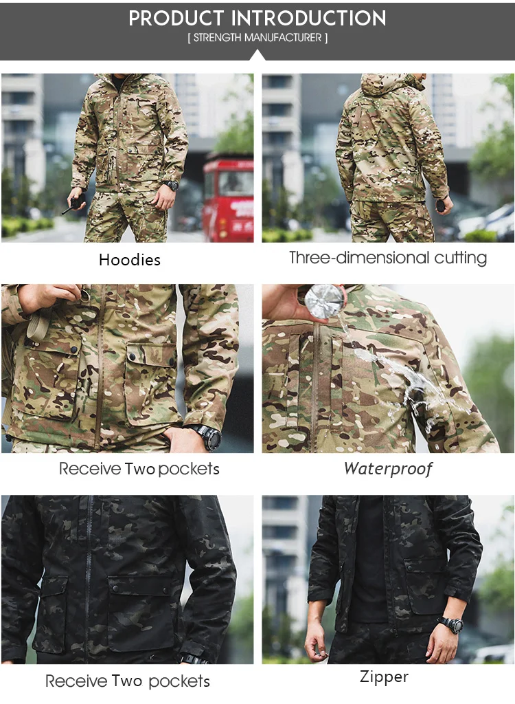 Wholesale Tactical Waterproof Jackets - Keep Warm & Dry