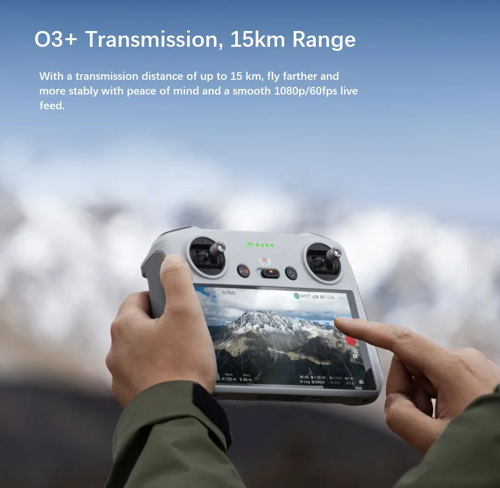 Mavic 3E Portable Unmanned Aerial Vehicle with Thermal Remote Control