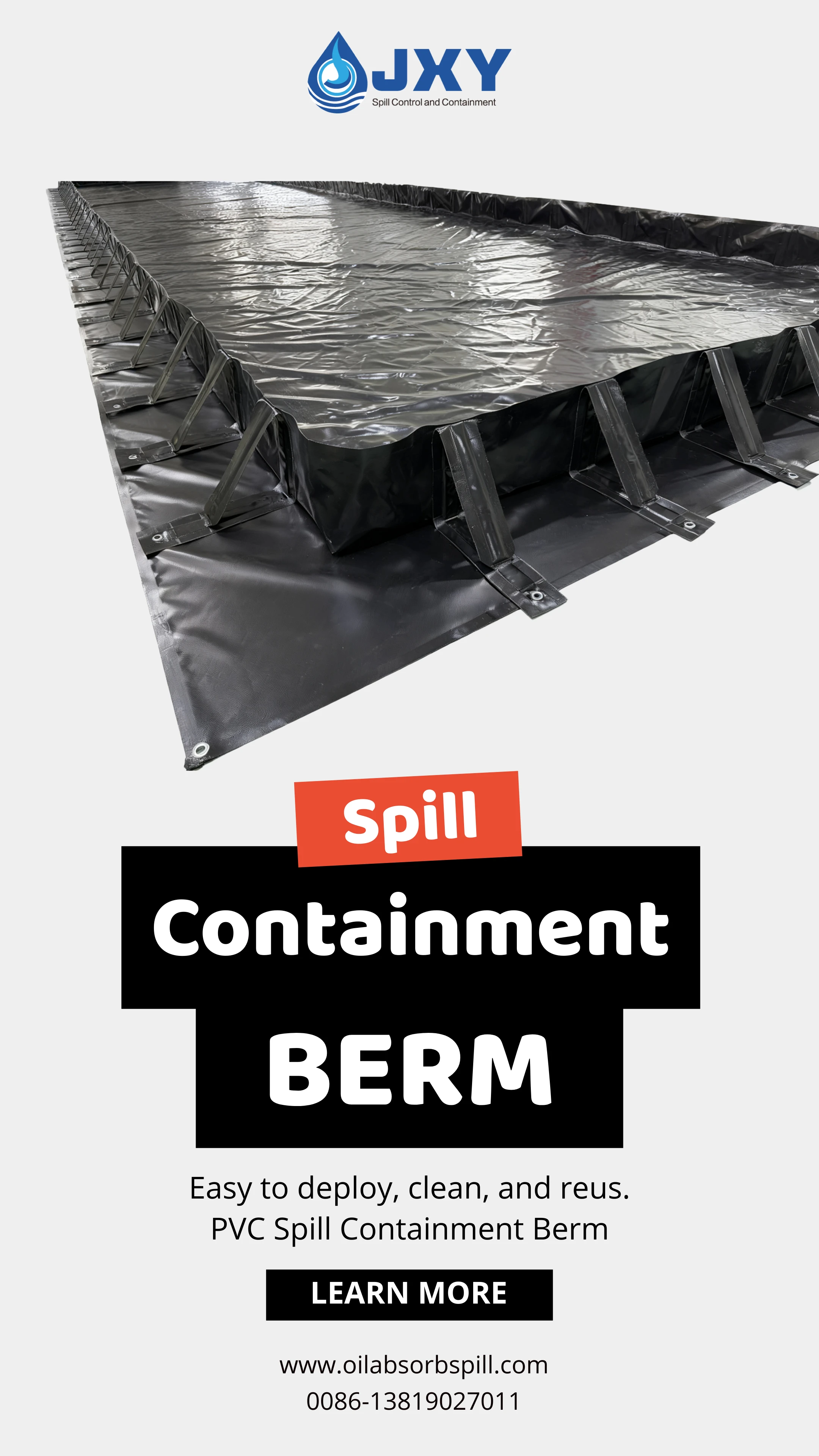 Spill Containment Berms & Trays for Divert Hazardous Material Away From ...