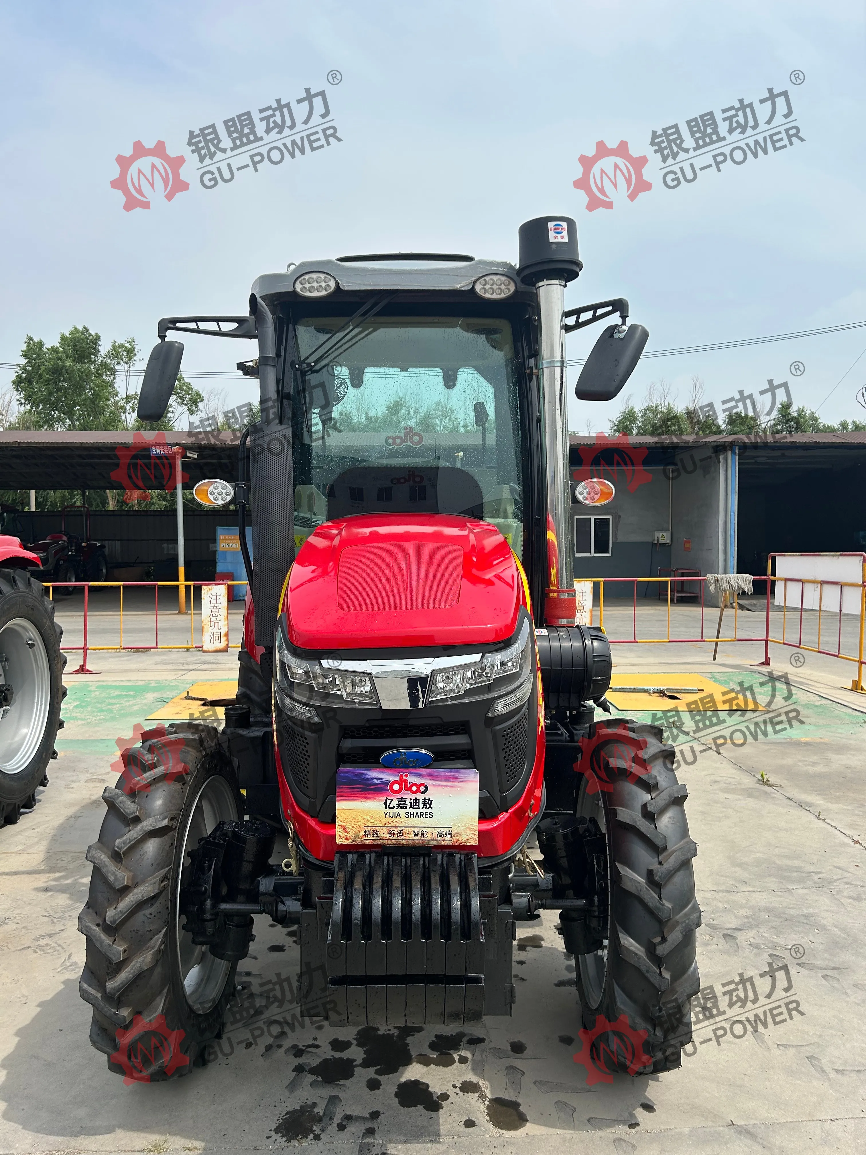 YJ804-2 Wheeled Tractor Agriculture Tractor 50HP 70HP 80HP 4WD Compact ...