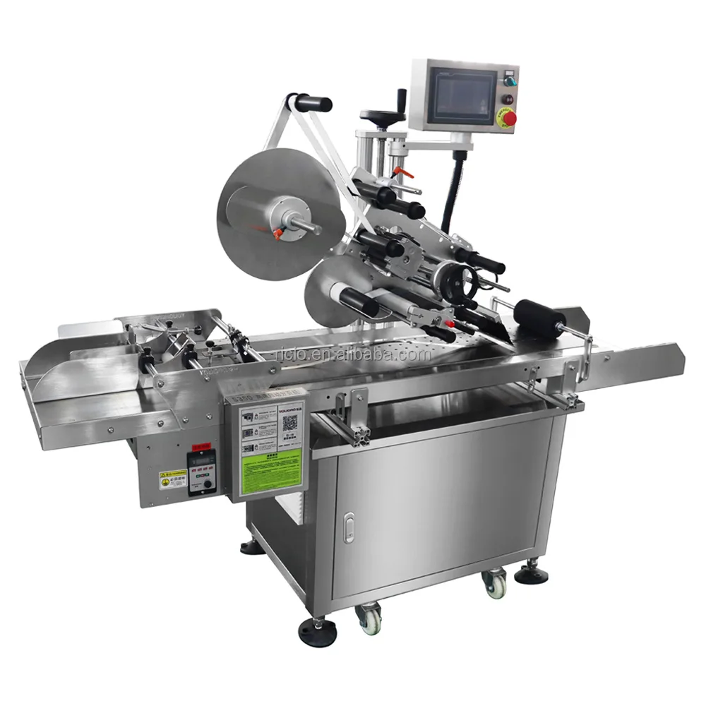 Automatic Self-Adhesive Labeling Machine for Bags for Glass Paper Metal Wood Packaging Foil ...