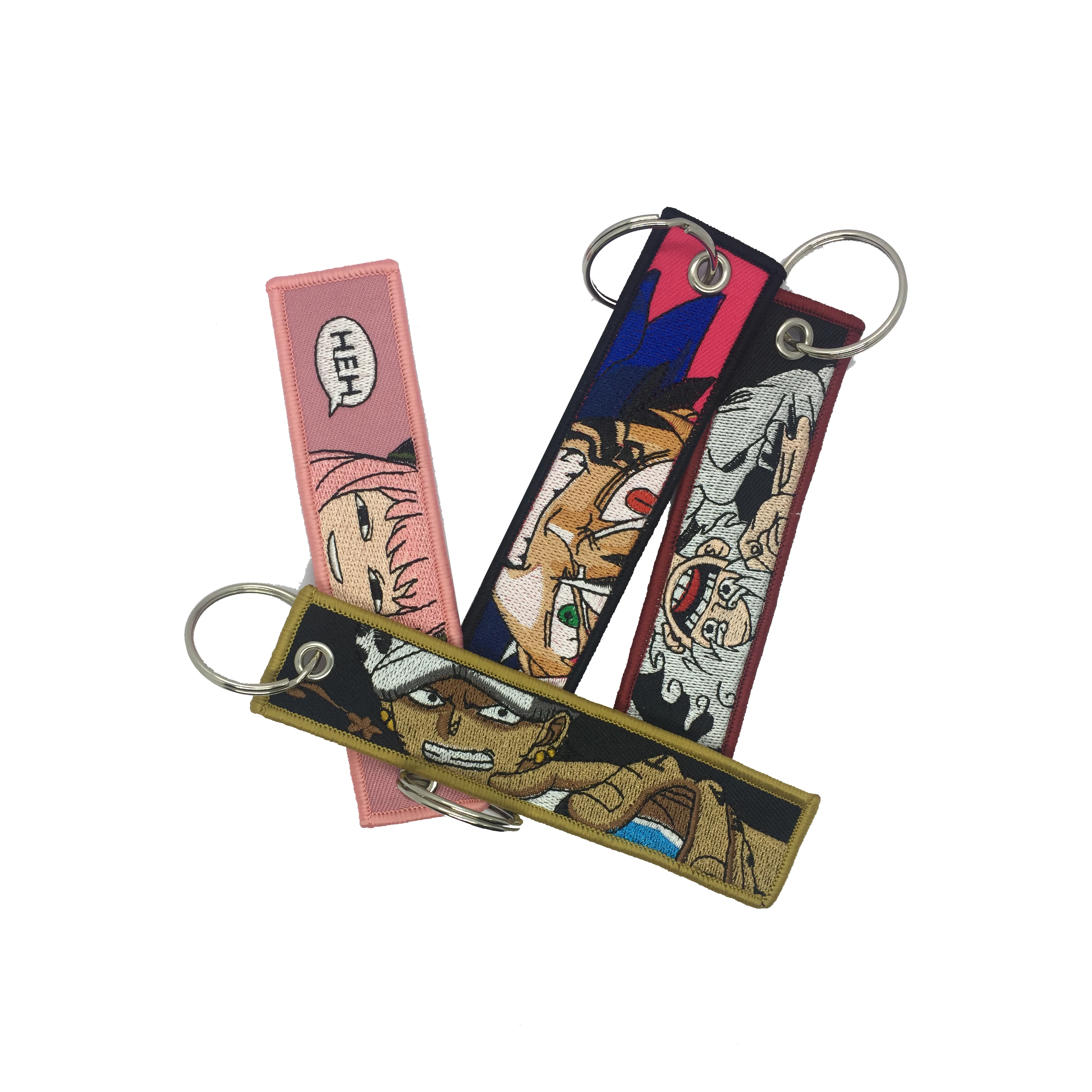 Custom Pre-flight Aviation Embroidery Woven Keychain To Remove Flying ...