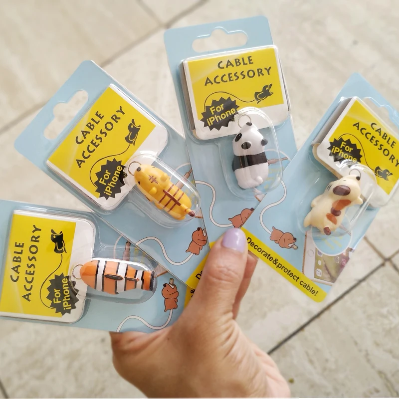 Cwc Custom Logo Animal Cartoon Cute Pvc Para De Celular Data Charging ...