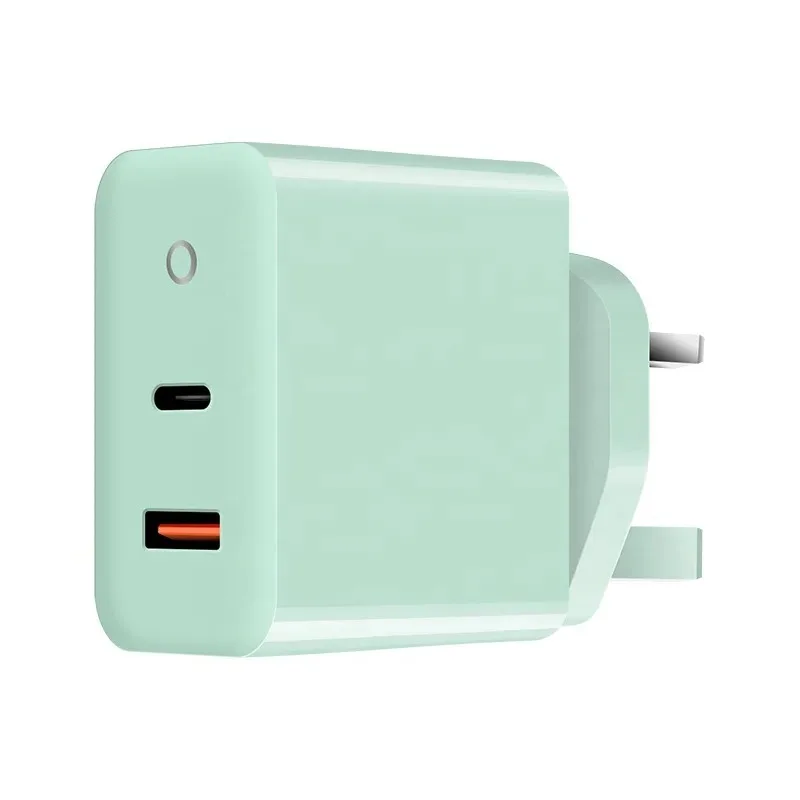 Oswell Uk Wall Type C Usb A Qc3.0 4.0 Pd Gan Fast Charger For Mobile ...