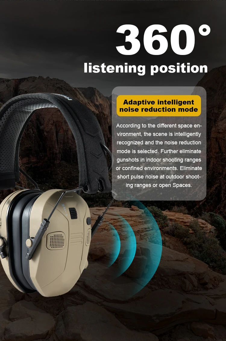 Adjustable Safety Ear Muffs for Industrial Environments Noise ...