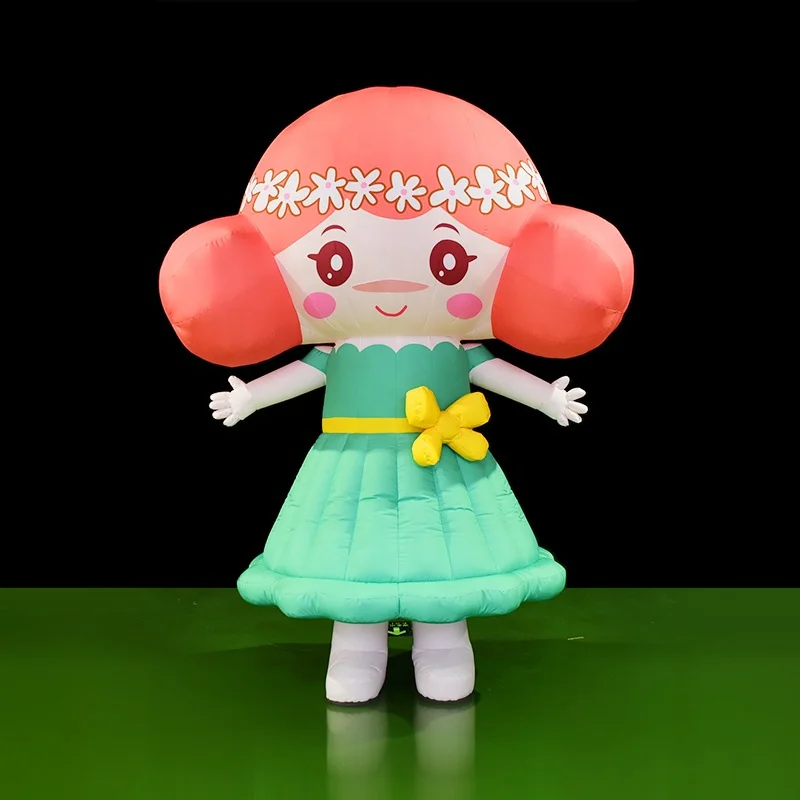 Outdoor advertising moving inflatable suit mascot model for sale ...