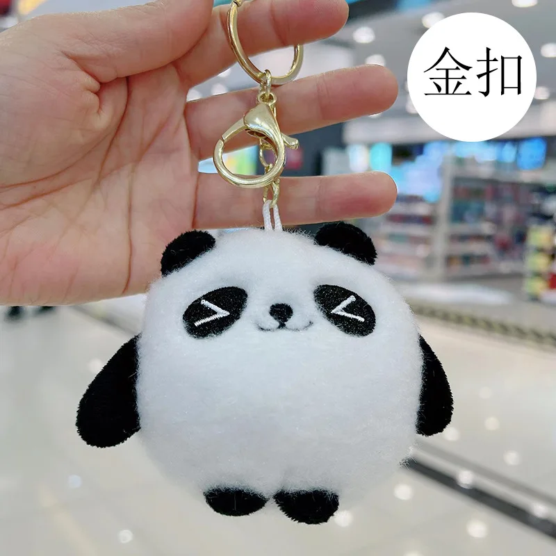 Kawaii Panda Plush Toy Custom Key Chains Soft Stuffed Animals Panda ...
