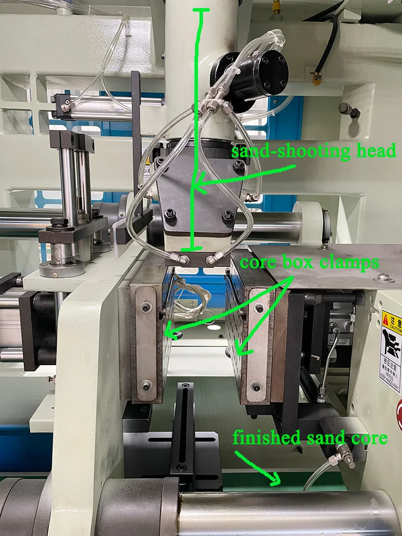 Resin Sand Core Shooting Machine - Vertical Casting