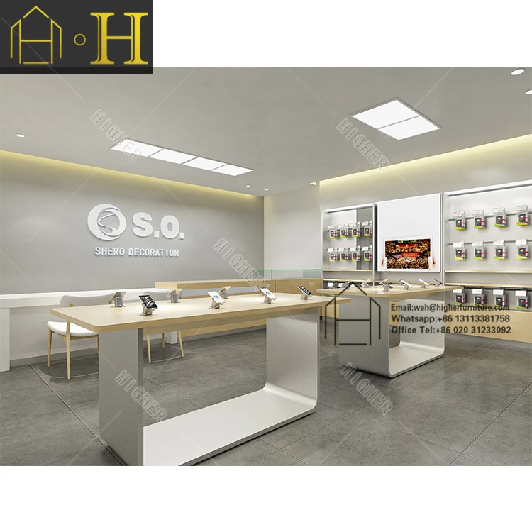 Mobile Phone Shop Design - Custom Retail Display Fitting