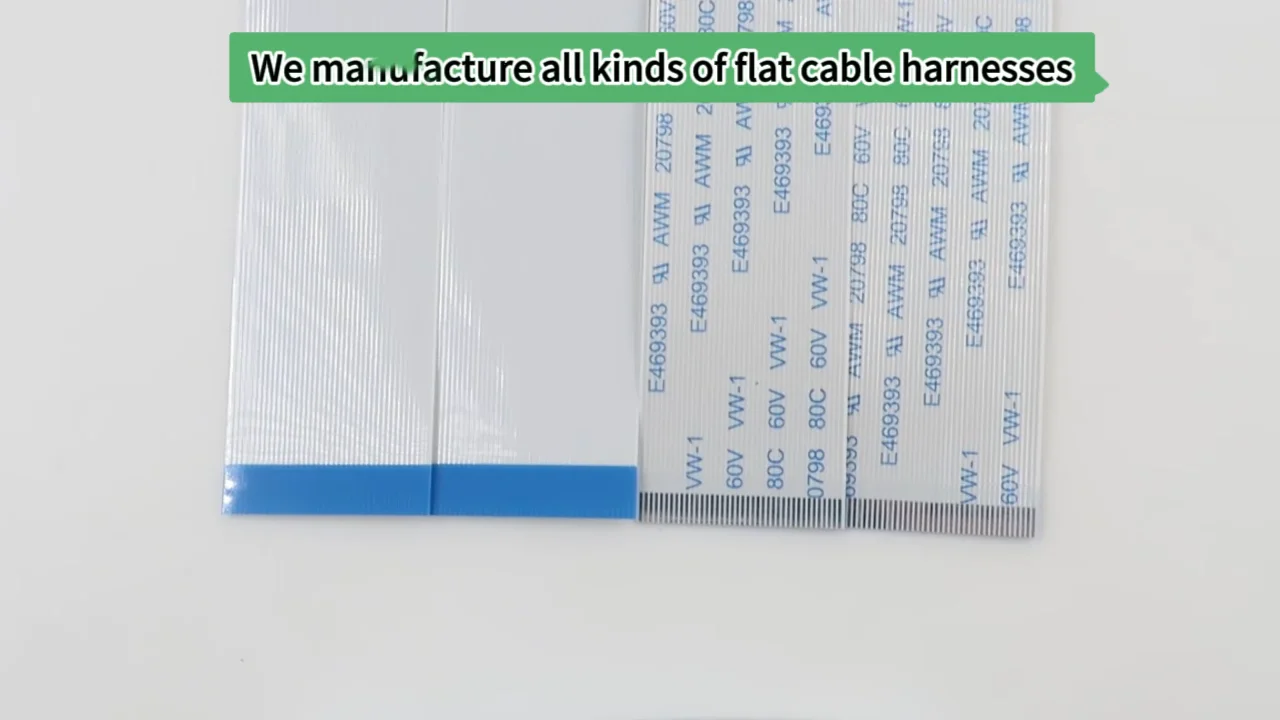 Various Flat 30 Pin 40 Pin Lcd Lvds Flexible Flat Ribbon E469393 Awm ...