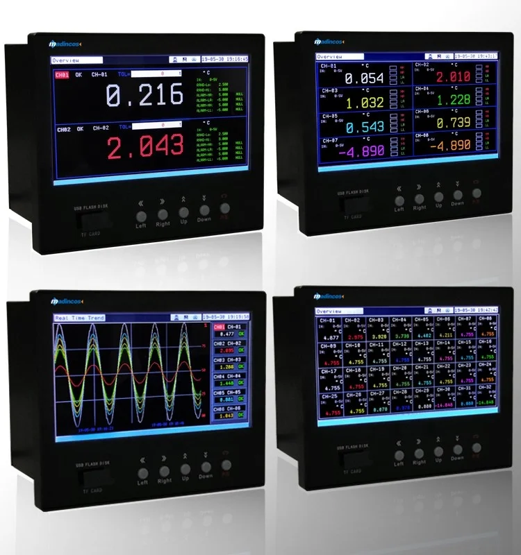 MPR5000ST - Precision Temperature Data Logger with Touch Screen