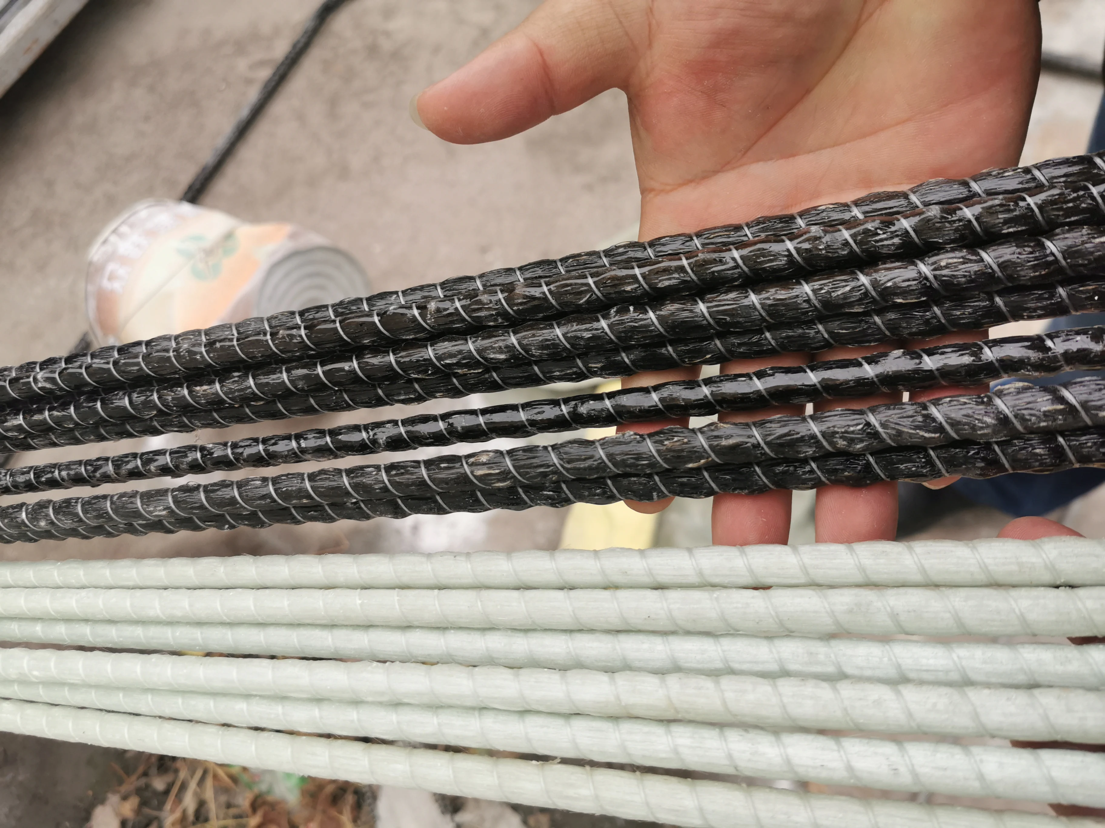Sand Coated Fiberglass FRP Composite Rebar for Cast Stone Balustrade ...