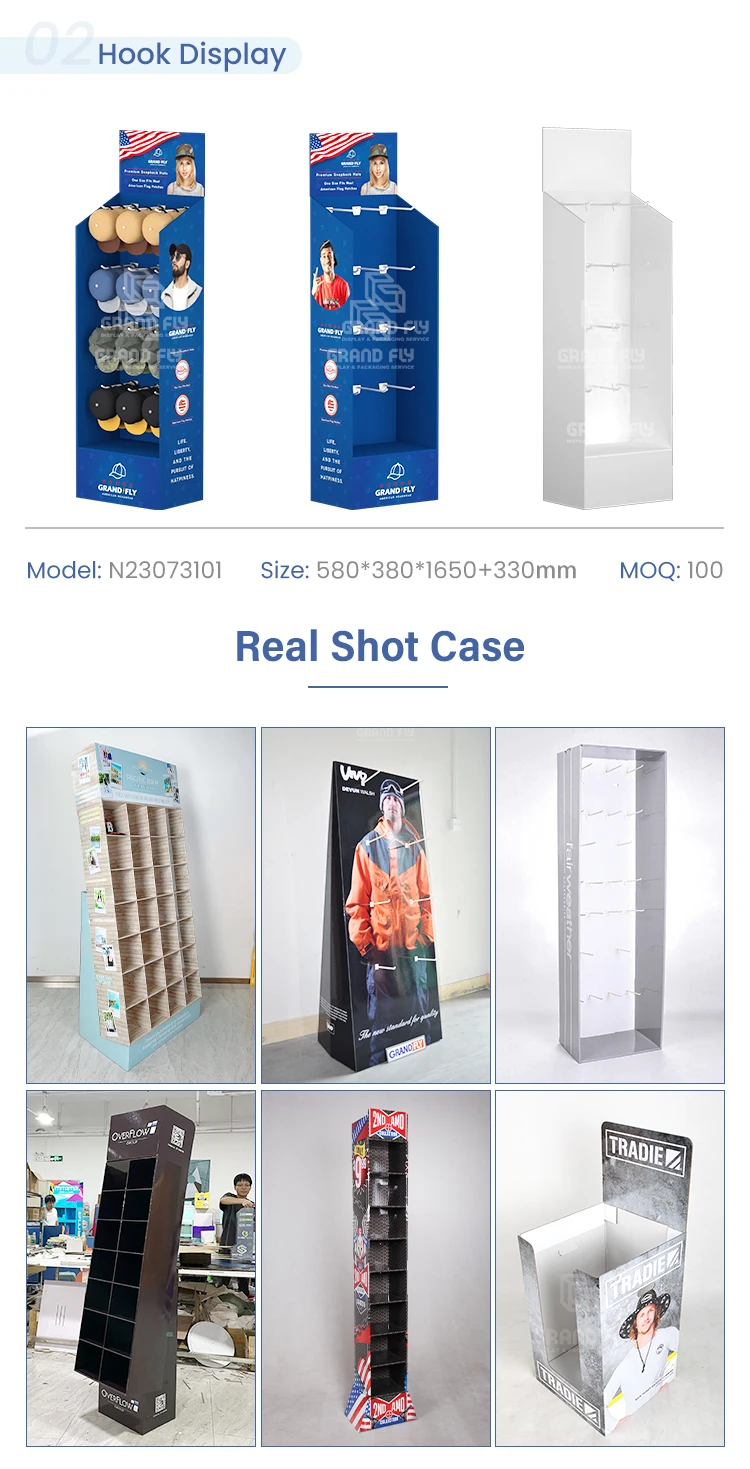 Cardboard Hat Display - Custom Retail Cap Stand Solutions