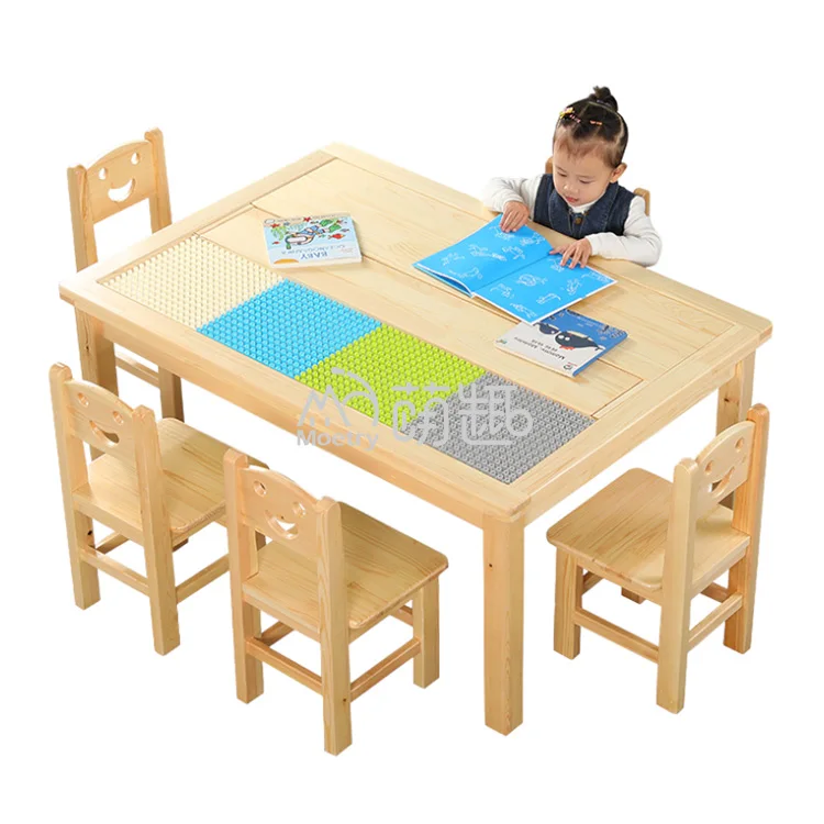 Moetry Kids Block Play Table - High Quality & Multifunctional