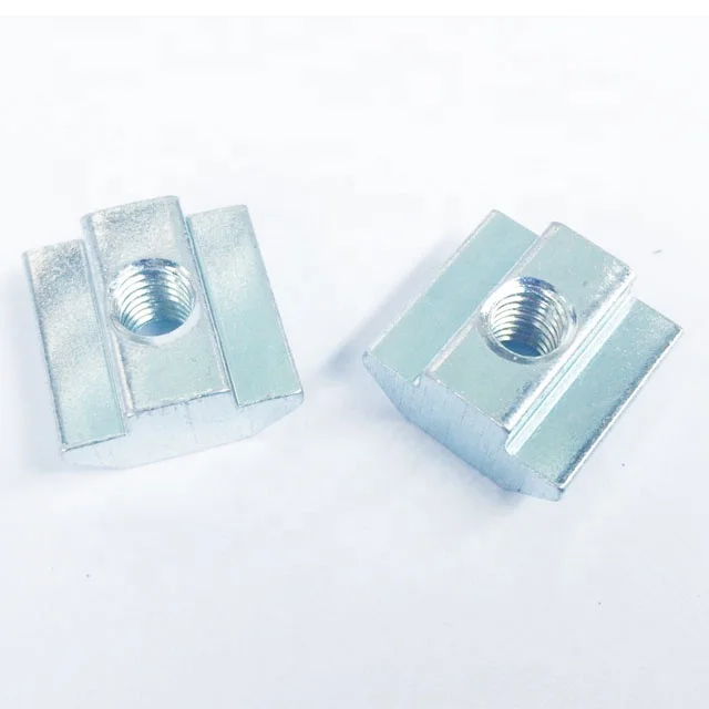 M4 M5 M6 M8 Self-Aligning T-Slot Sliding Nut - Carbon Steel