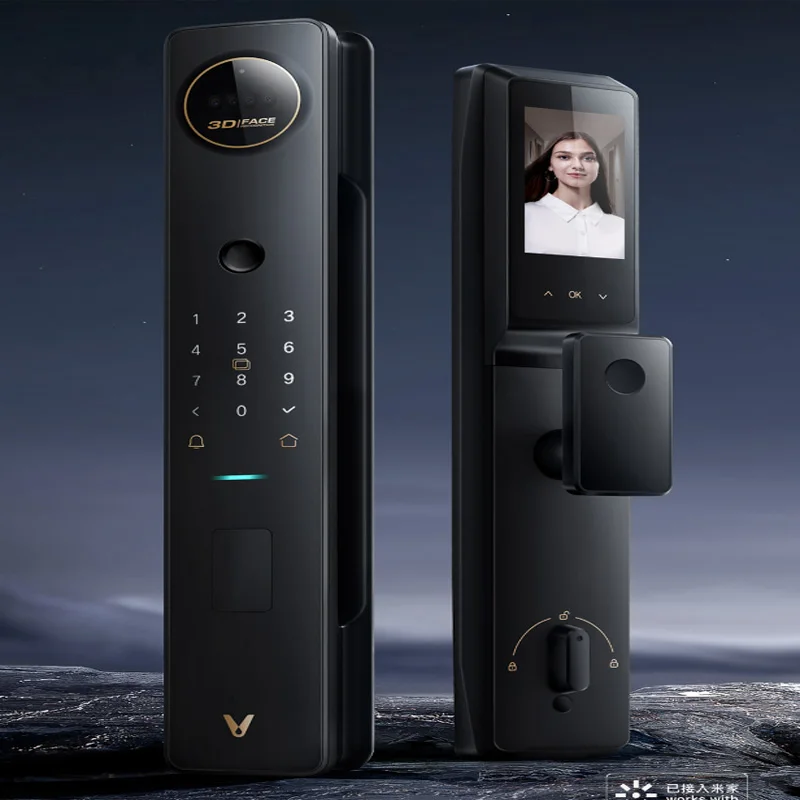 Viomi Smart Door Lock 2y Hookless Fingerprint Lock 3d Face Recognition ...