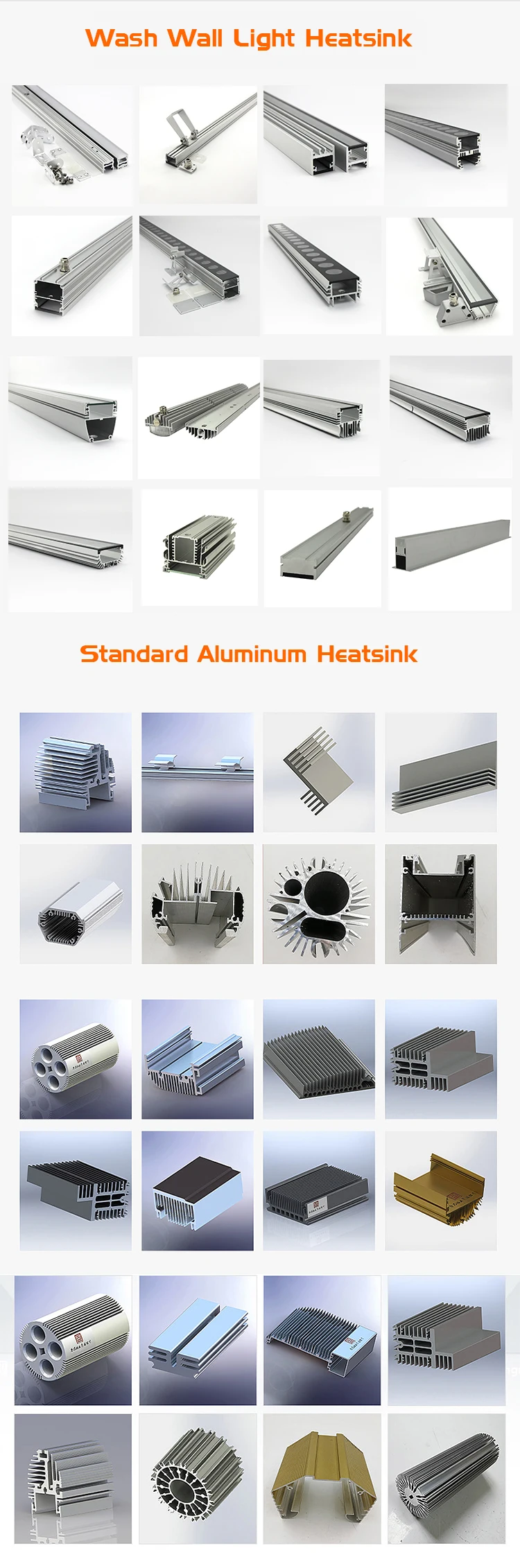 Led Wash Wall Light Heat Sink Manufacturer Aluminum Heatsink Outdoor ...