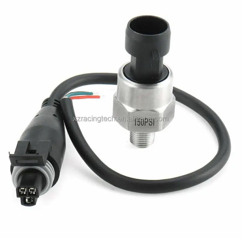 Universal 5v Pressure Transducer Sender 30 Psi Oil Fuel Air Water W ...