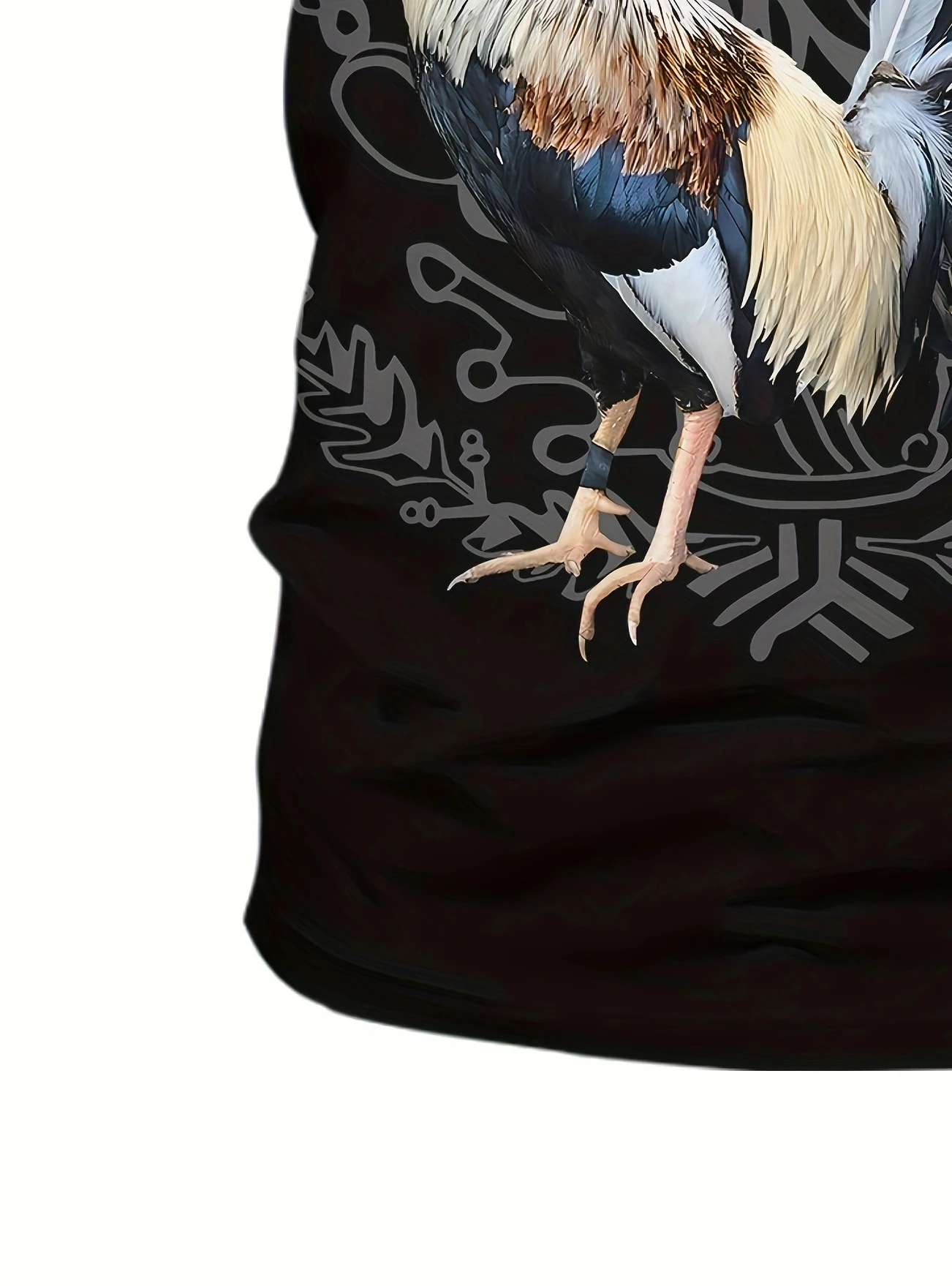Custom 3 D Digital Print Rooster Pattern Men's T Shirts Short Sleeve ...