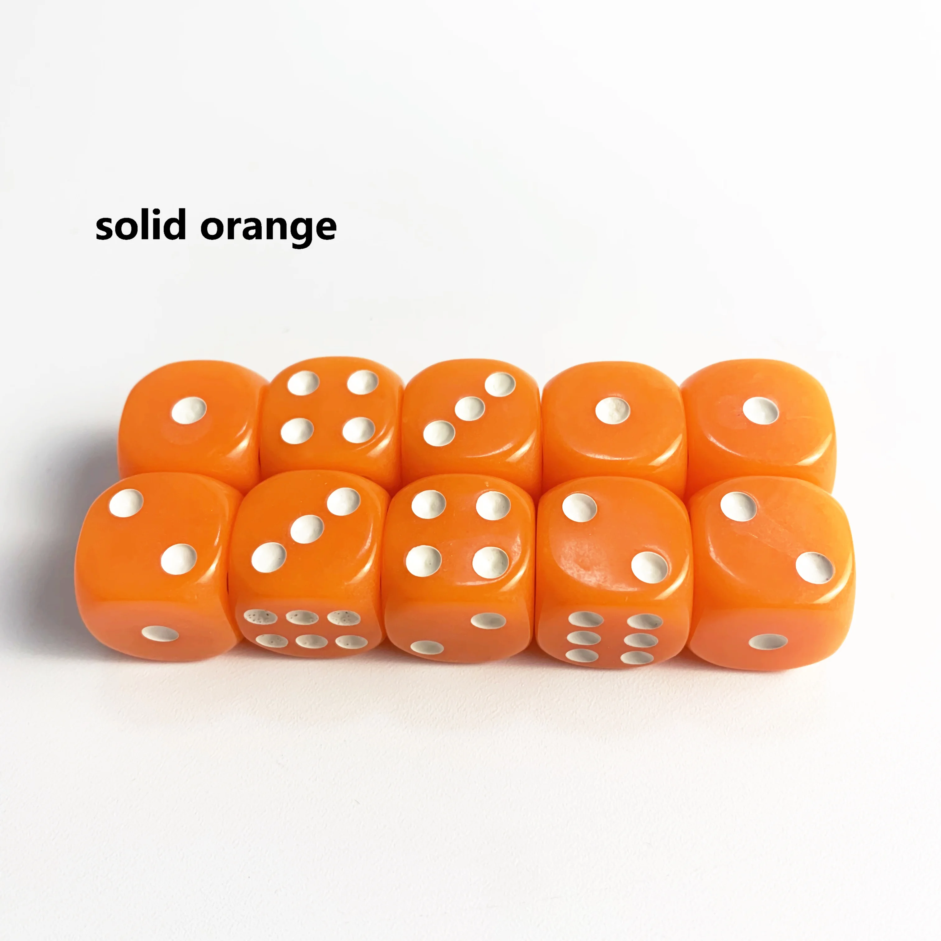 Pip Casino - Wholesale Dice, 16mm Acrylic Bouncing Cubes