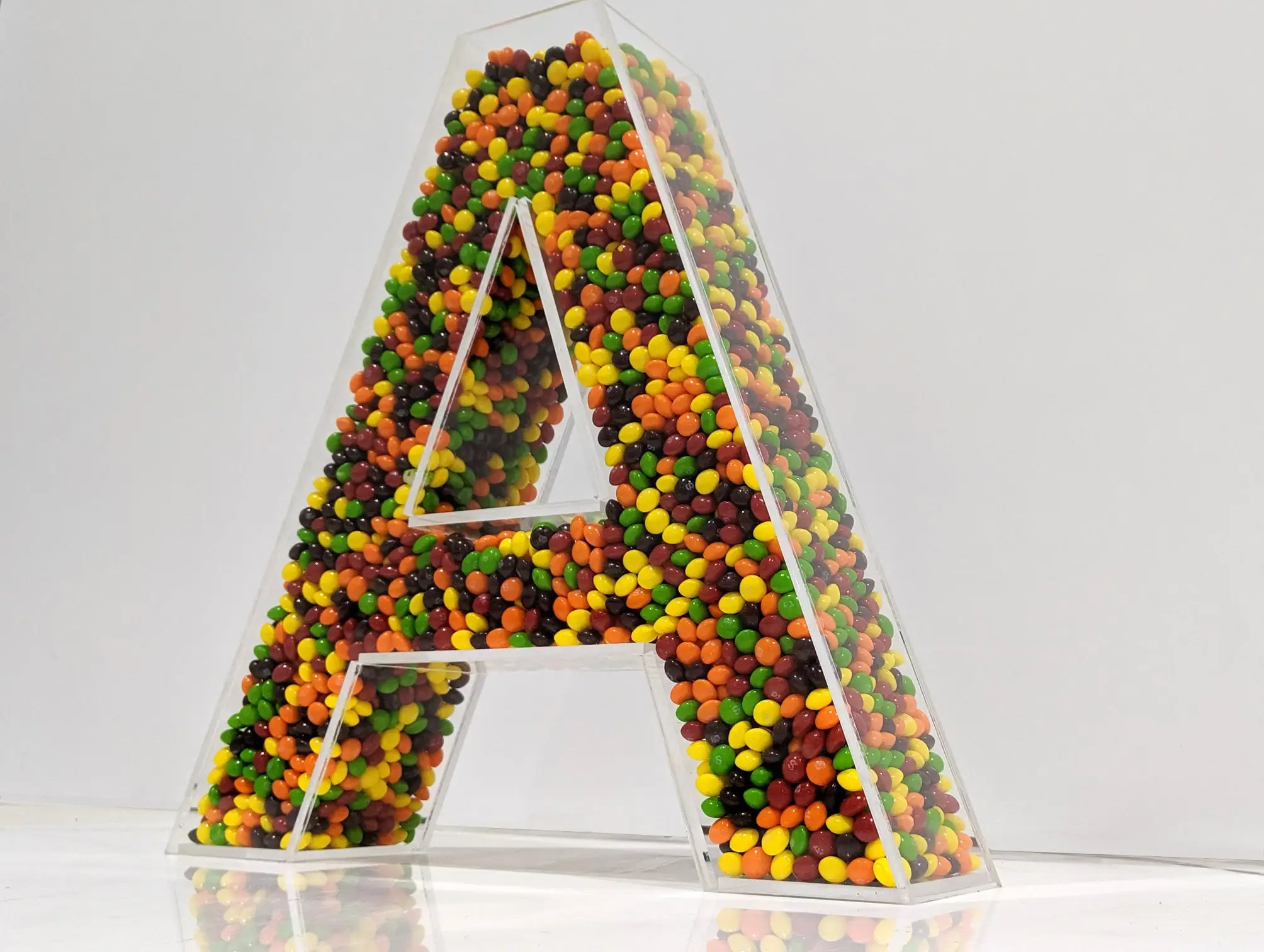 Factory Custom 3d Fillable Freestanding Acrylic Letter Clear Wedding ...