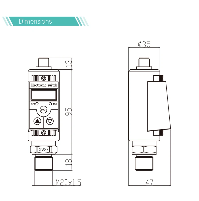 Cheap Price Pnp Pressure Type 0 5 F S G1 2 50bar Rs485 Digital Pressure